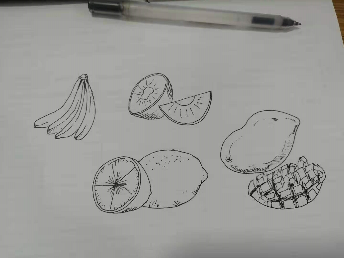 蔬果联想简笔画 联想画简笔画 大山谷图库