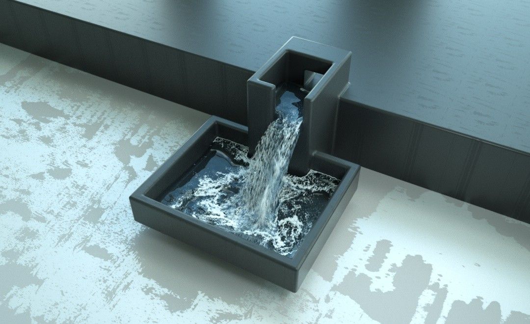 C4D+OC+XP-喷涌碰撞流体效果（上） - C4D教程教程_C4D（R19） - 虎课网