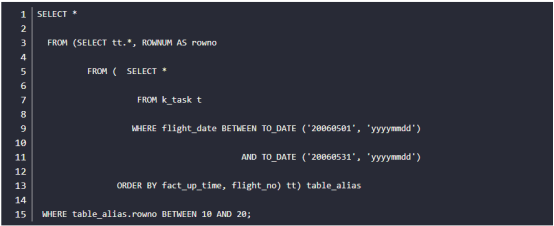 Oracle分页查询语句——sql语句 虎课网 