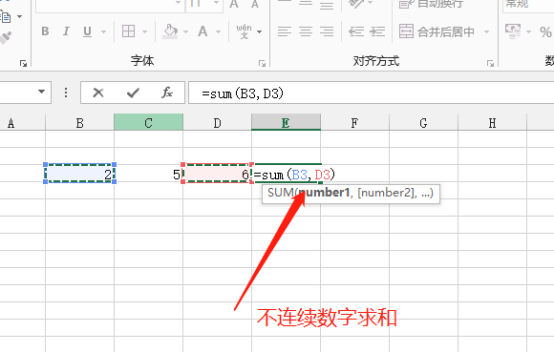 excel中计算B3至D3单元格总和,函数公式是怎么使用的？- 虎课网