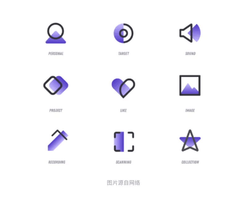 线面图标设计样式解析-虎课网