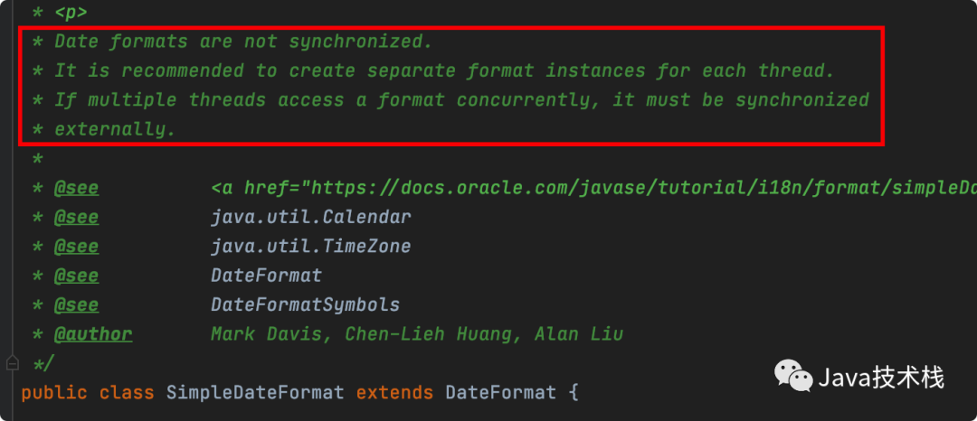 Simpledateformat 为什么不是线程安全的? 虎课网
