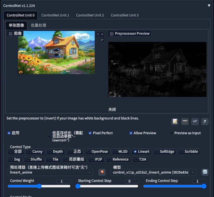 ControlNet插件：Lineart模型(线稿)的使用与效果|Stable Diffusion-虎课网