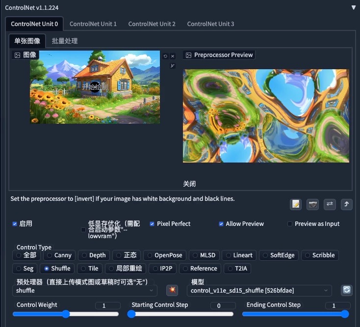 ControlNet插件：Shuffle模型(洗牌模型)的使用与效果|Stable Diffusion-虎课网