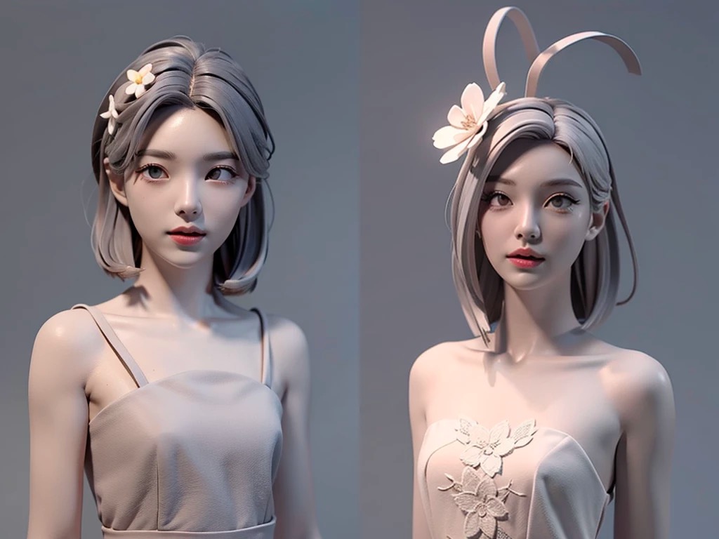 LoRA模型推荐：白模渲染风格出图（Clay Render Style）| 伪3D模型效果-虎课网