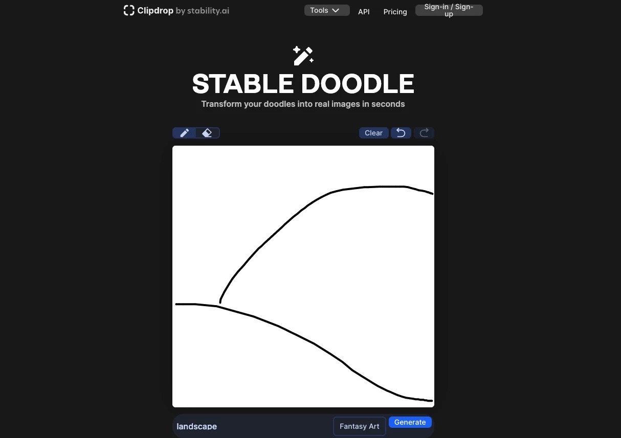 Stable Doodle用画笔简单勾勒画面即可生成想要的图像|AI绘画-虎课网