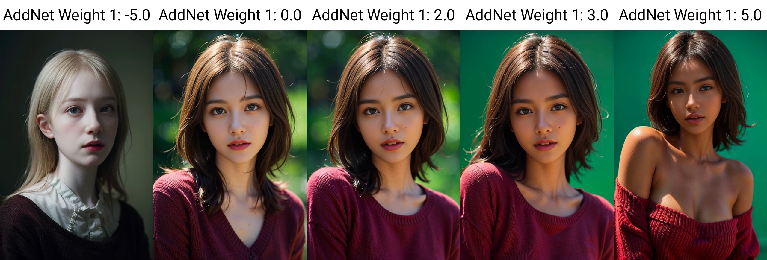LoRA模型推荐：Skin Tone Slider（角色肤色调整）白皮肤到黑皮肤超简单调整|AI绘画 -虎课网