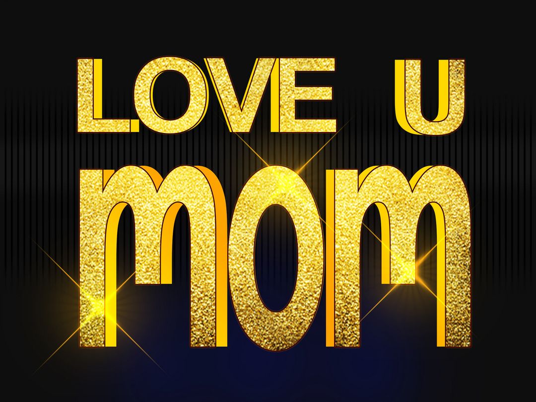 PS-LOVE MOM - 字体设计教程_PS（CC2017） - 虎课网