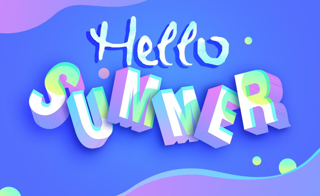AI+PS-hello summer - 字体设计教程_ - 虎课网