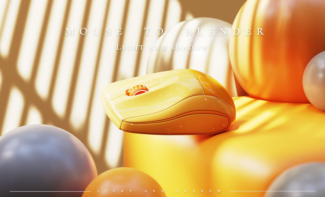 Blender-鼠标场景渲染 - Blender教程教程_Blender（3.2） - 虎课网