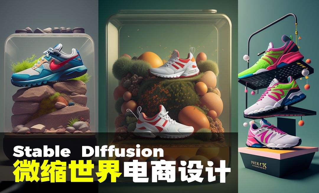 AI迷你世界电商设计-Stable Diffusion从入门到精通 - 3D数字教程_Stable Diffusion - 虎课网