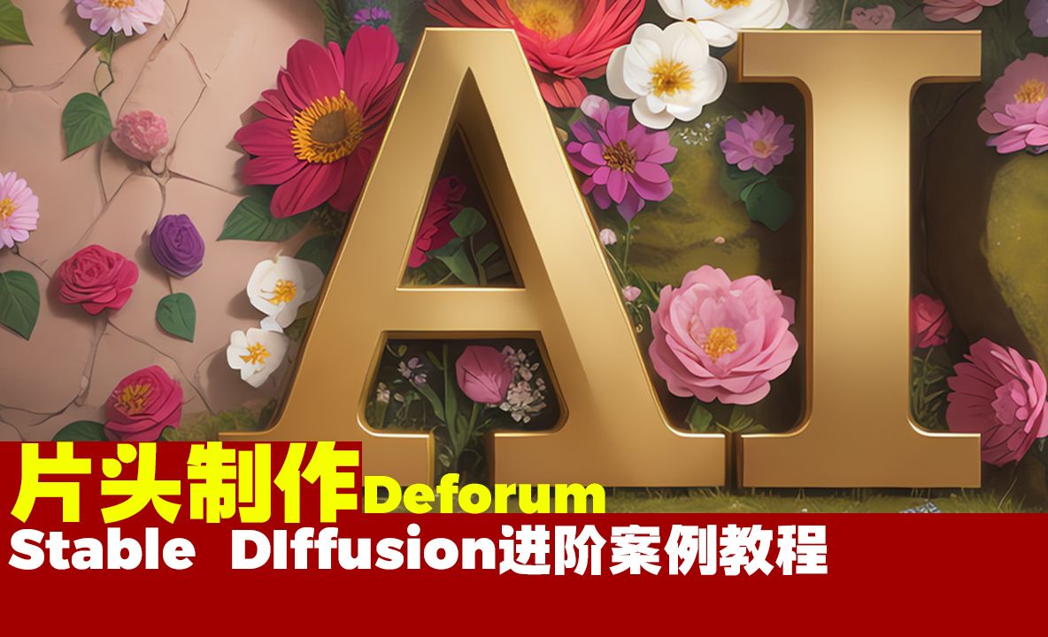 Stable Diffusion deforum-用AI制作片头 - 3D数字教程_Stable Diffusion - 虎课网