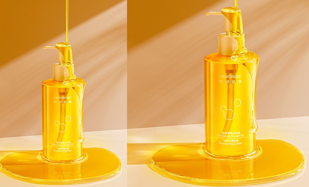 C4D+OC-黄金洗发水流体制作 - C4D教程教程_C4D（2023） - 虎课网