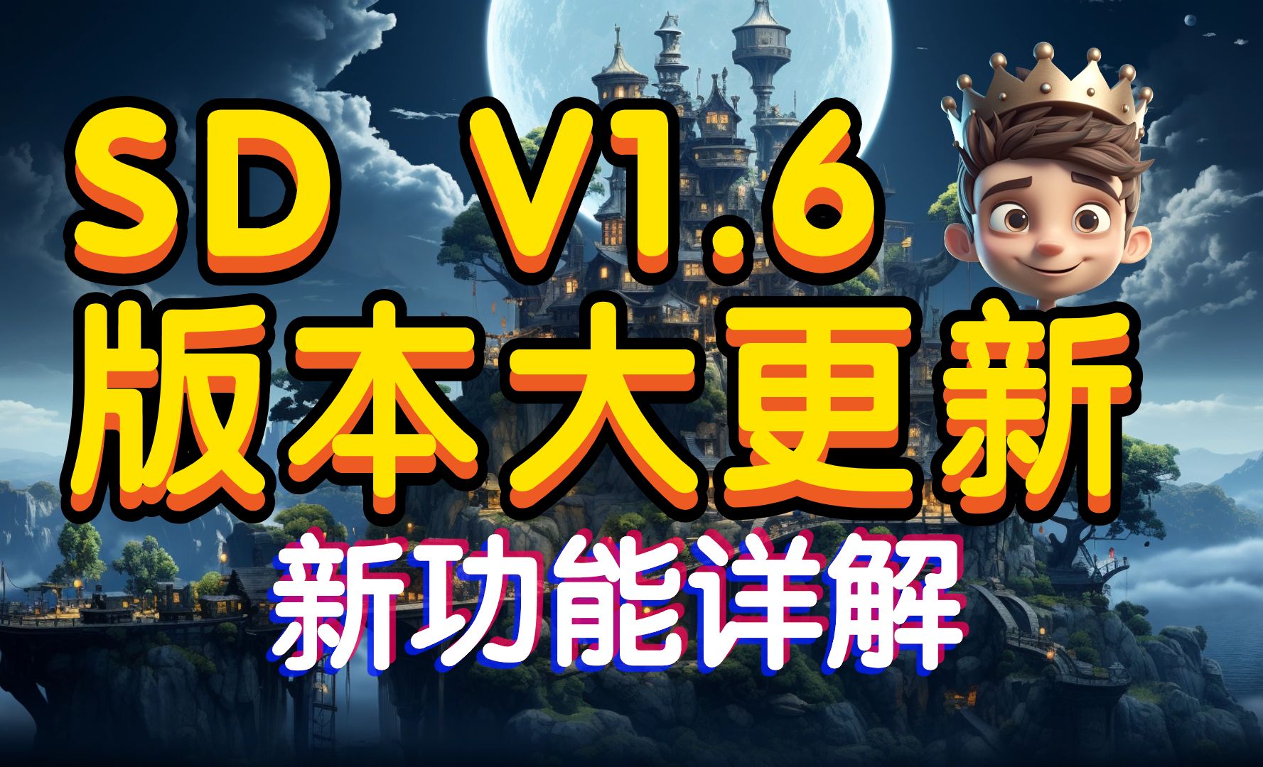 【Stable Diffusion】V1.6 版本更新新功能详解 - 3D数字教程_stable diffusion - 虎课网