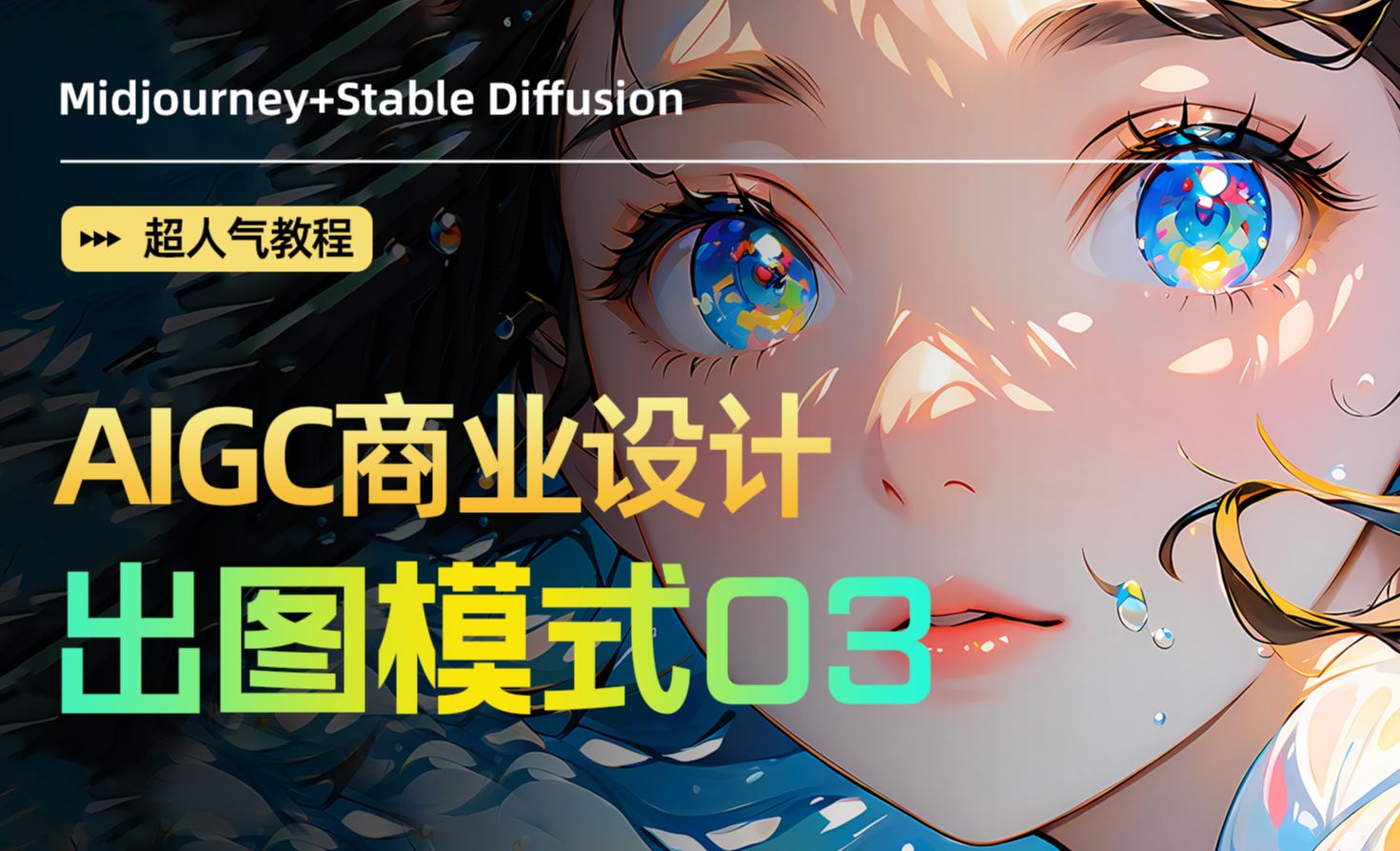 【AIGC商业设计】MJ+SD 0基础入门到商用系列教程 出图模式03 - 3D数字教程_Midjourney - 虎课网