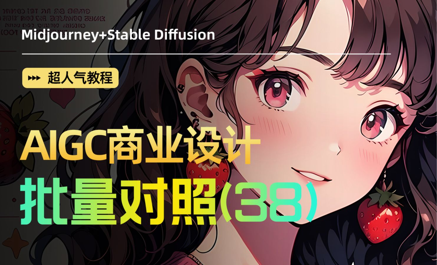 【AIGC商业设计】MJ+SD 0基础入门到商用系列教程 批量对照38 - 3D数字教程_Stable Diffusion - 虎课网