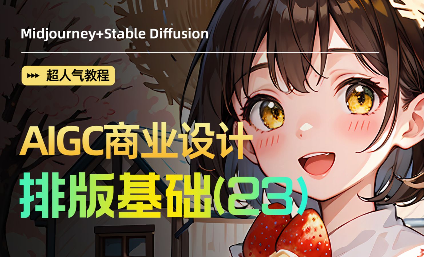 【AIGC商业设计】MJ+SD 0基础入门到商用系列教程 排版基础23 - 3D数字教程_Midjourney - 虎课网