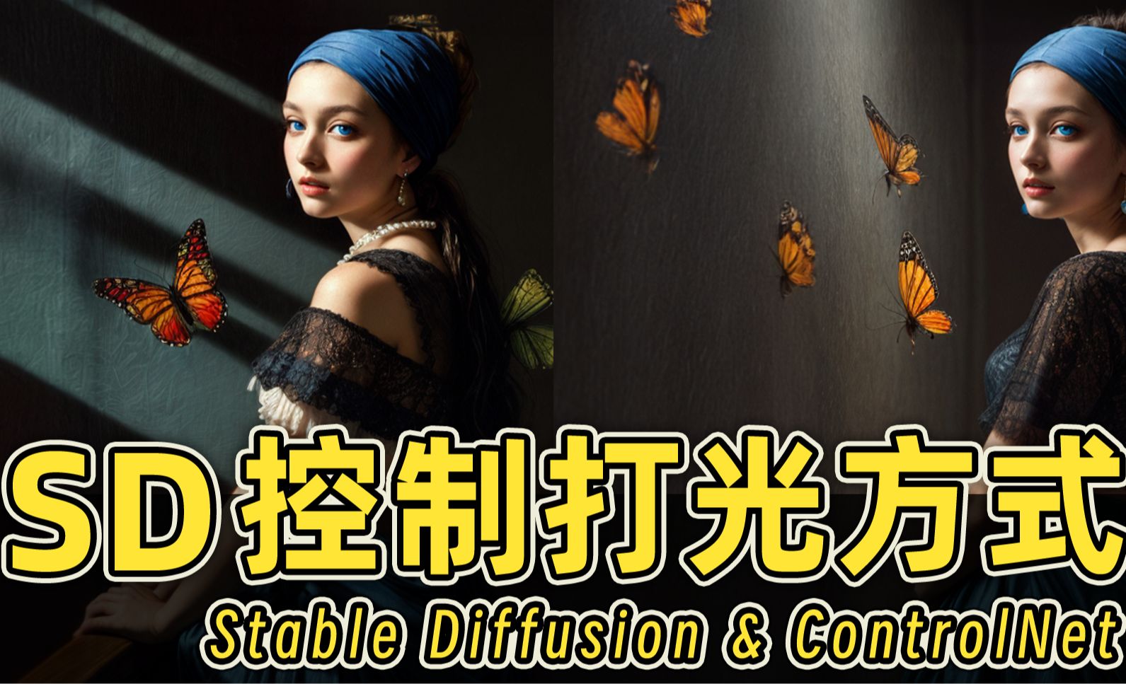 Stable Diffusion准确控制灯光的处理方法，用SD精准控光 - 3D数字教程_ - 虎课网