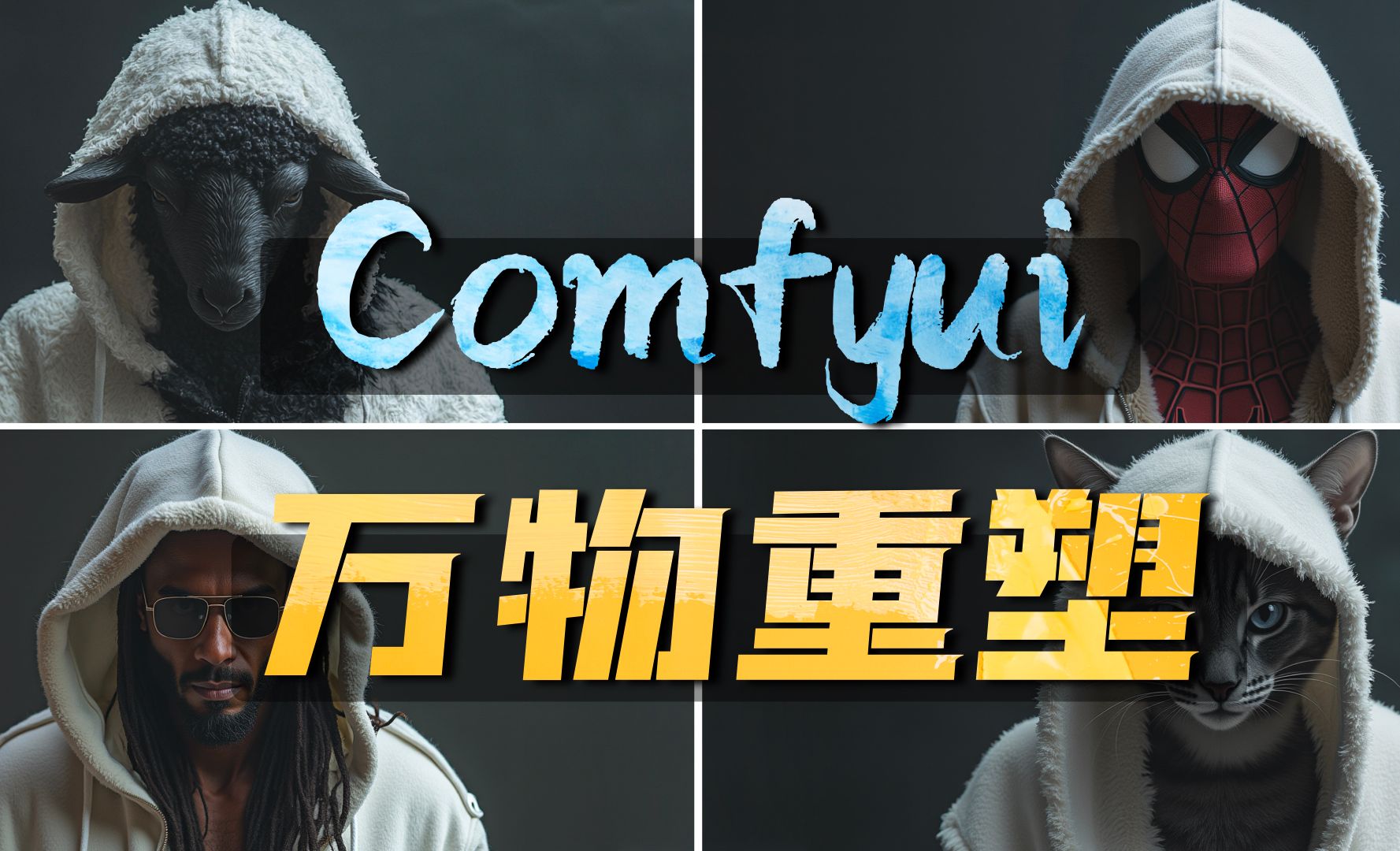 Comfyui实用工作流教程9期——万物重塑+产品精修 FLUX RF Inversion逆采样 - 3D数字教程_comfyui - 虎课网