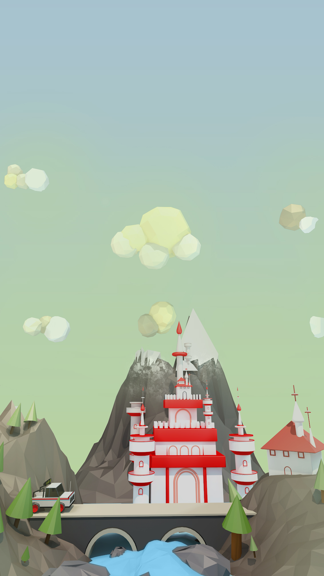 c4d low poly ui界面作品评改_图片赏析 - 虎课网