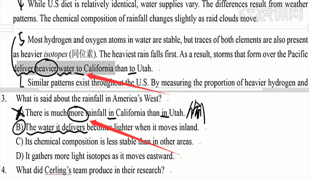 CET4-仔细阅读实战演练1.4-【大学英语四级阅读】图文教程- 虎课网