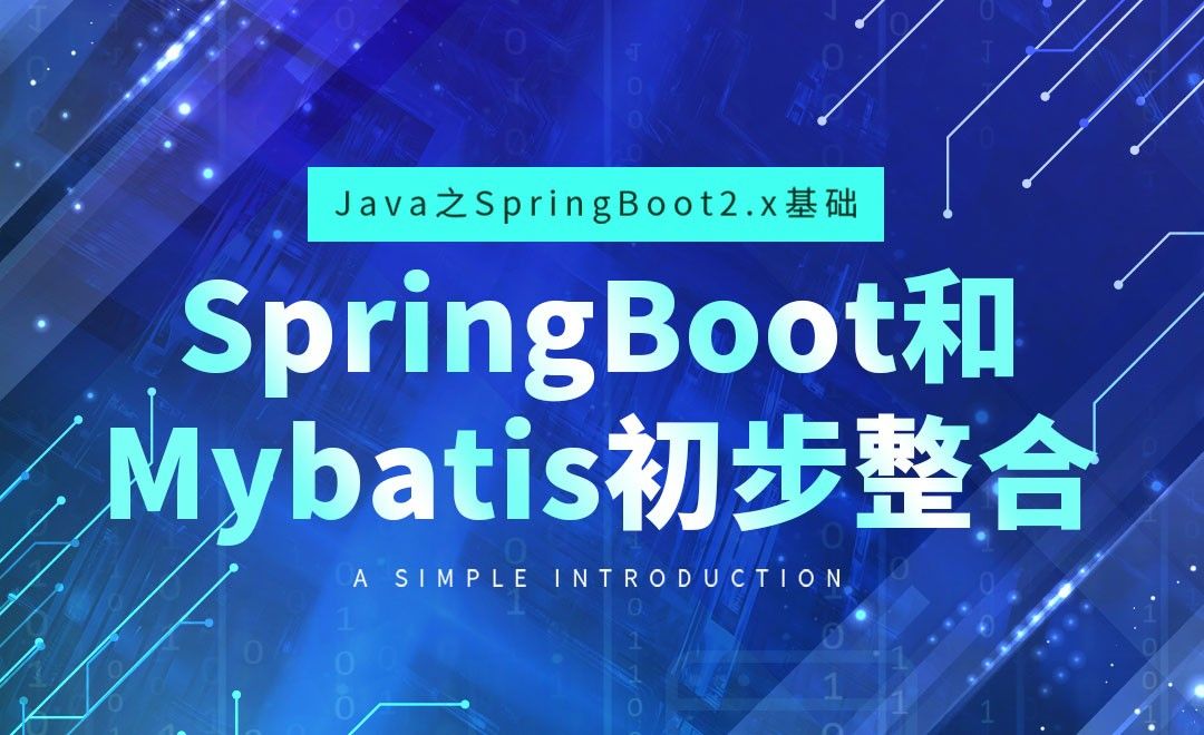 Springboot和mybatis初步整合 Java之springboot2基础 编程开发教程java 虎课网
