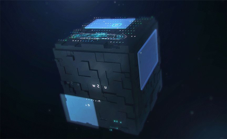 AE+E3D-科技魔方动画效果 - 影视动画教程_AE（CC2020） - 虎课网