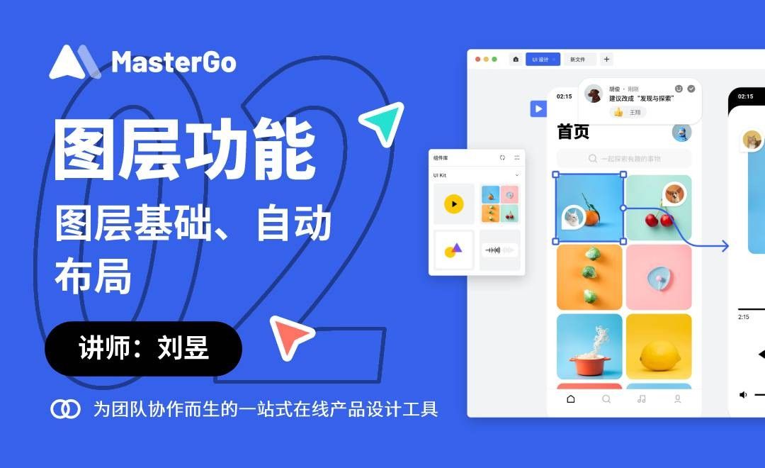 图层功能-图层基础、自动布局-Mastergo入门教程02 - 软件入门教程_MasterGo - 虎课网